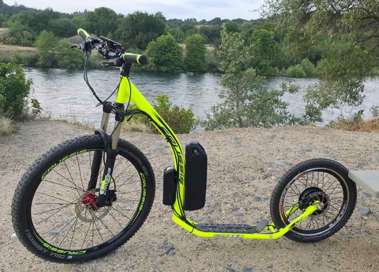 DIY Electric Kick-bike (Do it yourself!) - Stand-up Bike Adventures